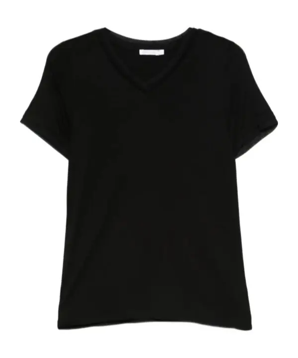 Patrizia Pepe V-neck Short Sleeve T-shirt