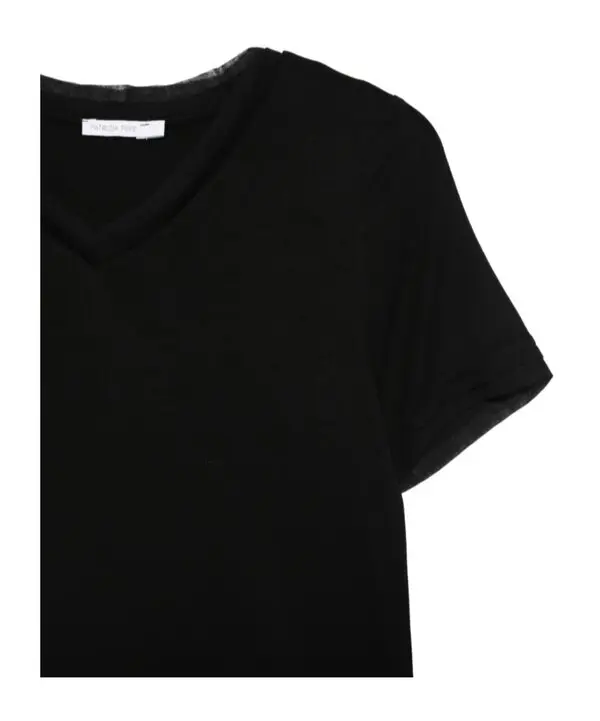 Patrizia Pepe V-neck Short Sleeve T-shirt