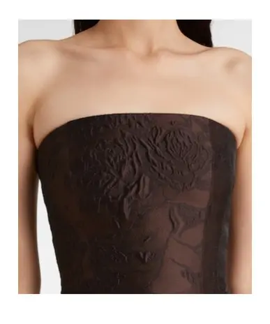 EMILIA WICKSTEAD Laelia Jacquard Corset Gown