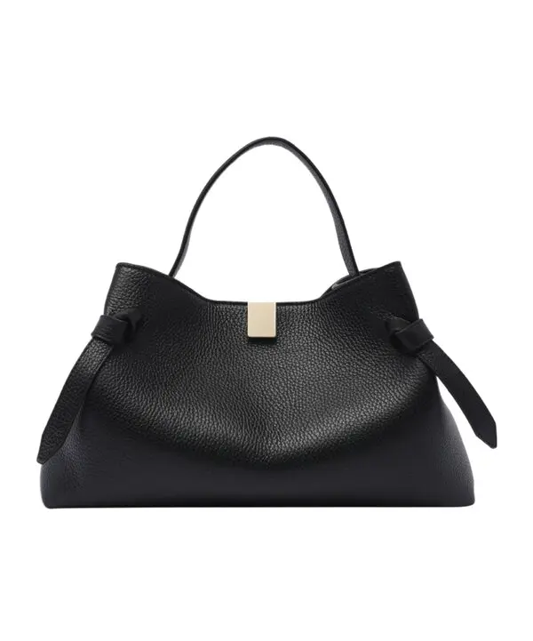 Yuzefi Gyoza Top Handle Bag - Black
