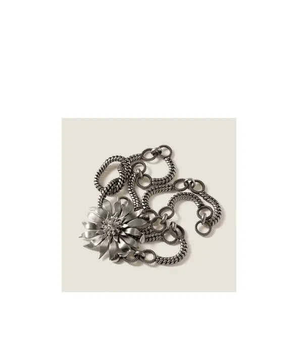 Miu Miu Metal Belt With Crystals