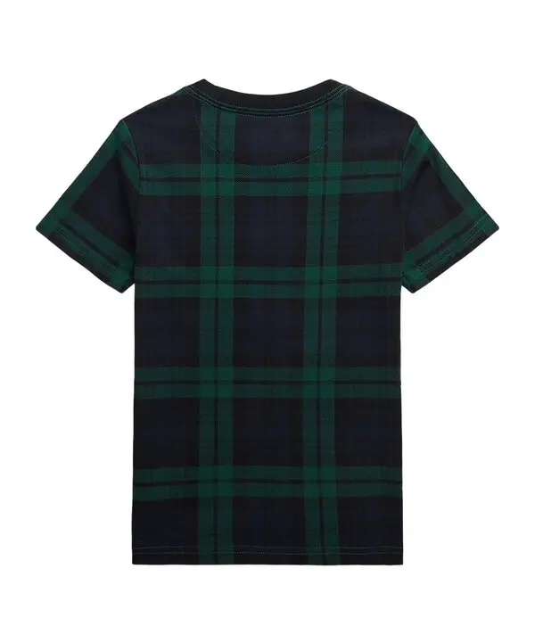 Polo Ralph Lauren Polo Bear Plaid Cotton T-shirt