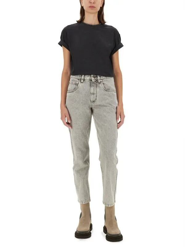Brunello Cucinelli Embellished Crewneck T-shirt