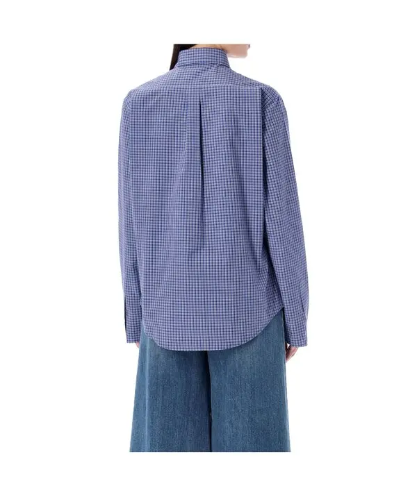 Miu Miu Long Sleeve Collared Shirt