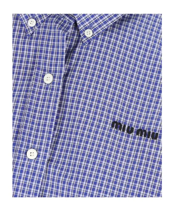 Miu Miu Long Sleeve Collared Shirt