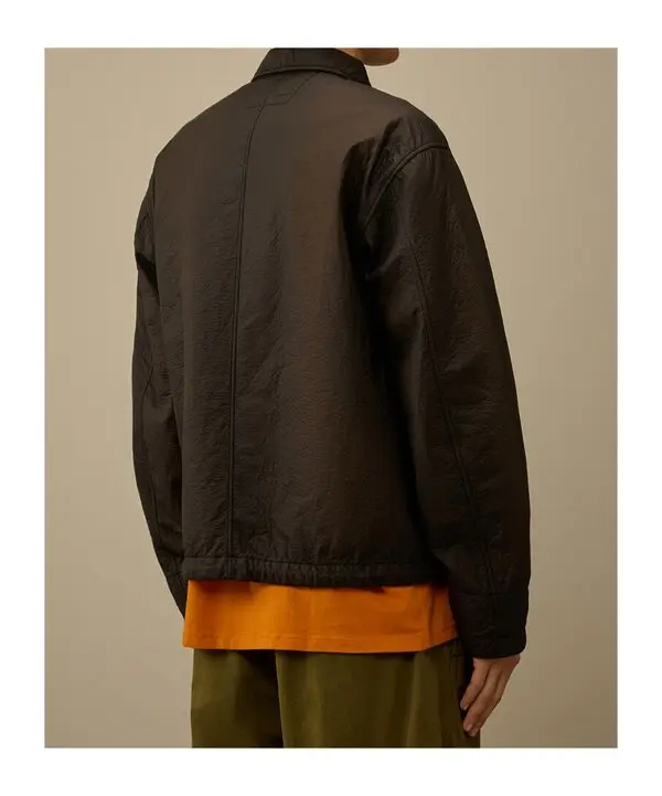 C.P. COMPANY Textured Zip-front Jacket