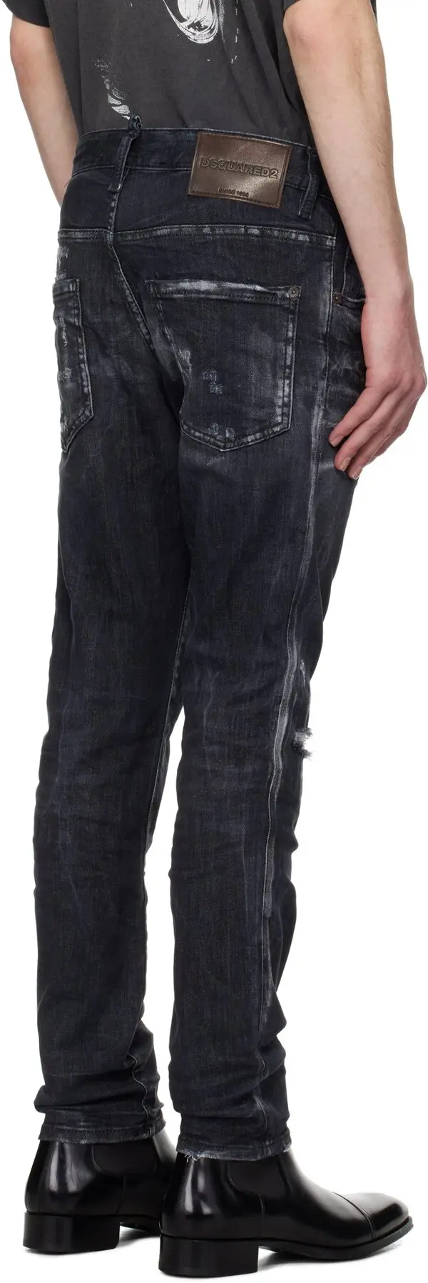 Dsquared2 Distressed Slim Skater Jeans