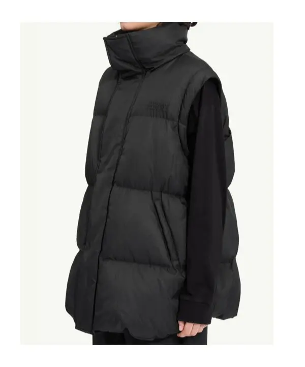 MAISON MARGIELA Long-sleeved Zippered Cotton Jacket