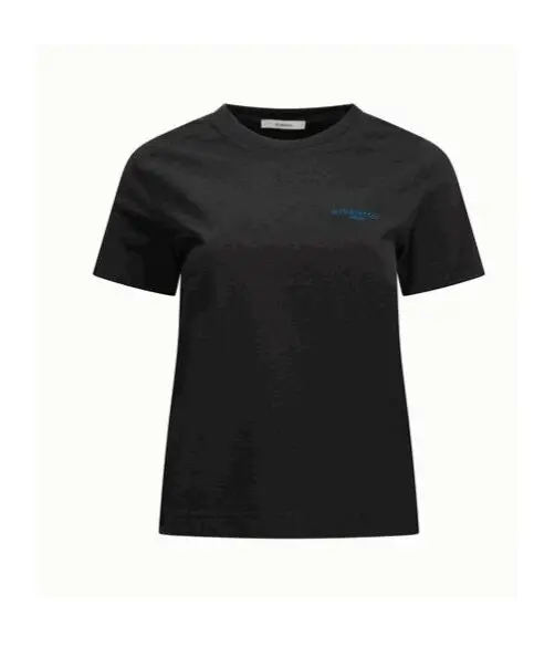 Givenchy Cotton T-shirt With Paris Embroidery - Black