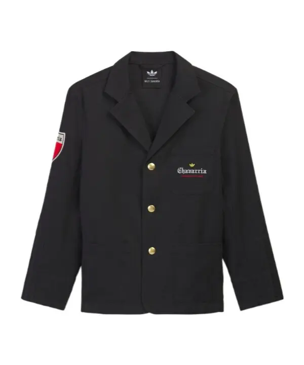 ADIDAS X WILLY CHAVARRIA Chavarria Players Twill Blazer Jacket - Black