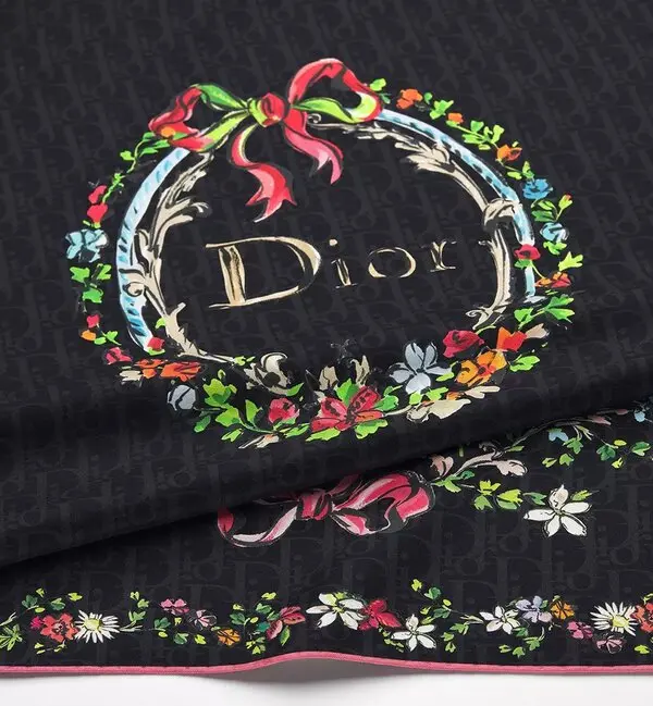 Dior Dioriviera Arabesque 90 Square Scarf