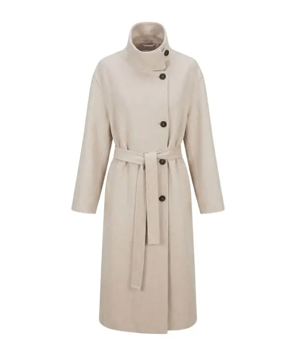 Brunello Cucinelli Belted Button-fastening Coat