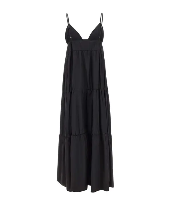 KAOS Cotton V-neck Maxi Dress