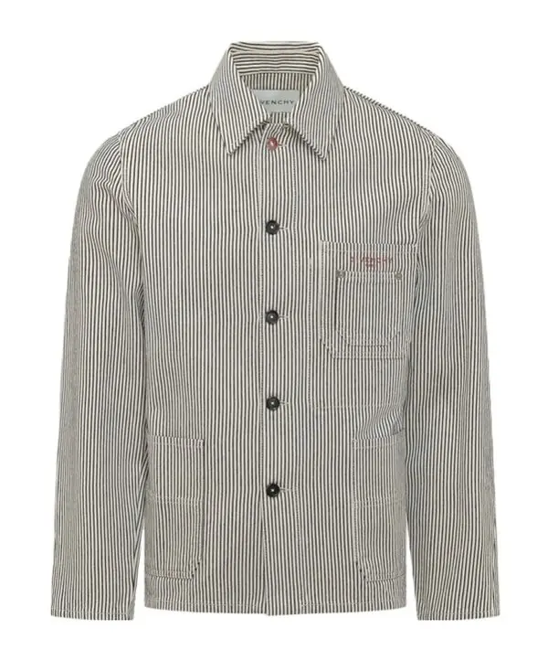 Givenchy Collared Long-sleeved Casual Jacket