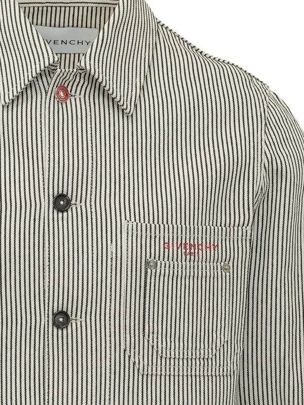 Givenchy Collared Long-sleeved Casual Jacket