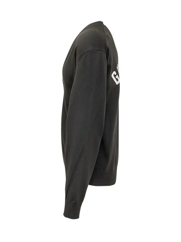 Givenchy Logo-intarsia V-neck Cardigan