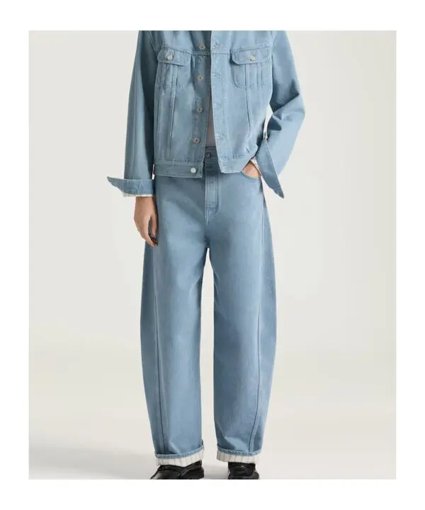 Givenchy Couture Seam Jeans With Striped Reverse