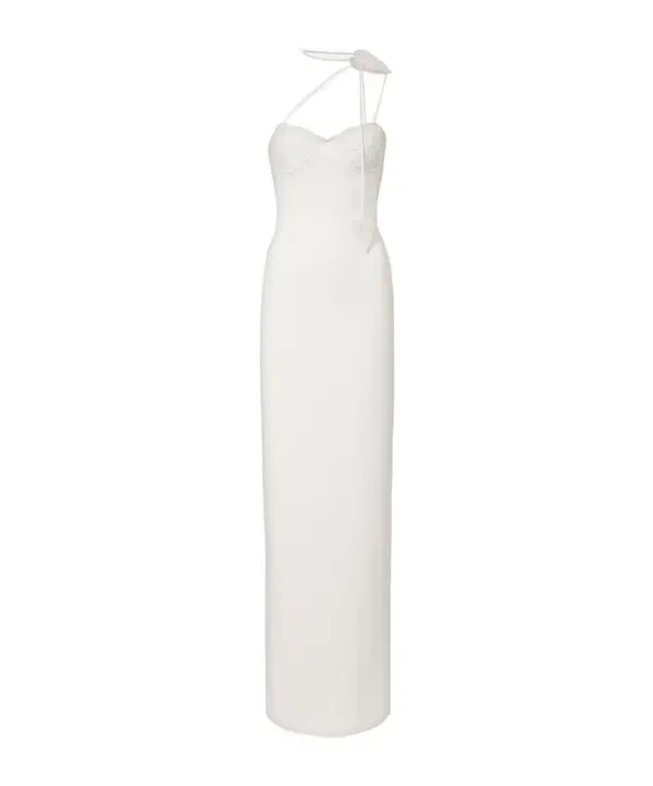 David Koma Embroidered Gown