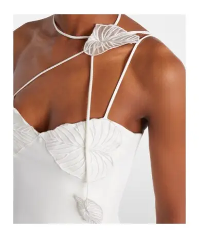 David Koma Embroidered Gown