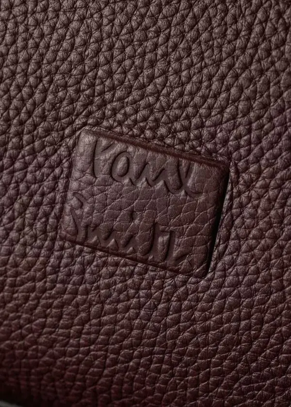 Paul Smith Burgundy Leather Backpack