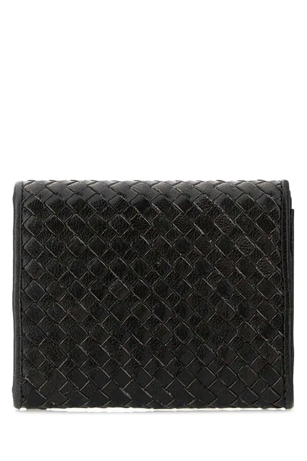 Prada Woven-design Foldover Wallet