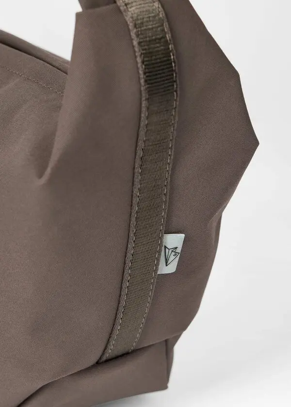 Paul Smith Logo Print Zip Pocket Messenger Bag - Lavender