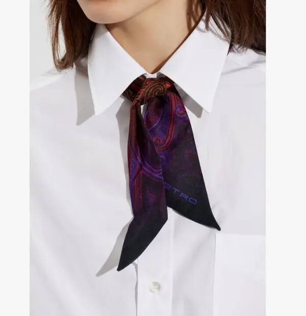 Etro Pointed Silk Scarf