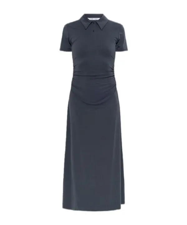 SAMSOE SAMSOE Collared Short-sleeved Dress