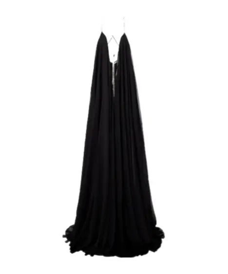 David Koma Embellished Chiffon Gown