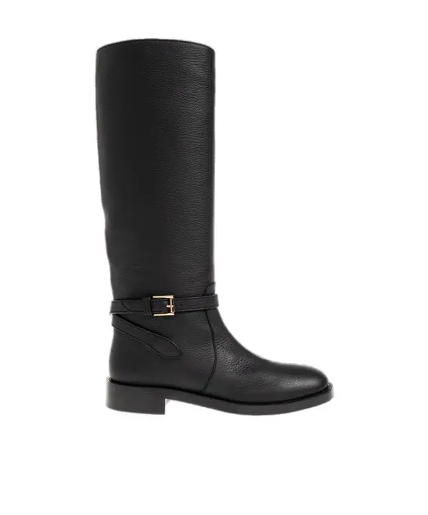 GIANVITO ROSSI Buckle-strap Knee-high Boots