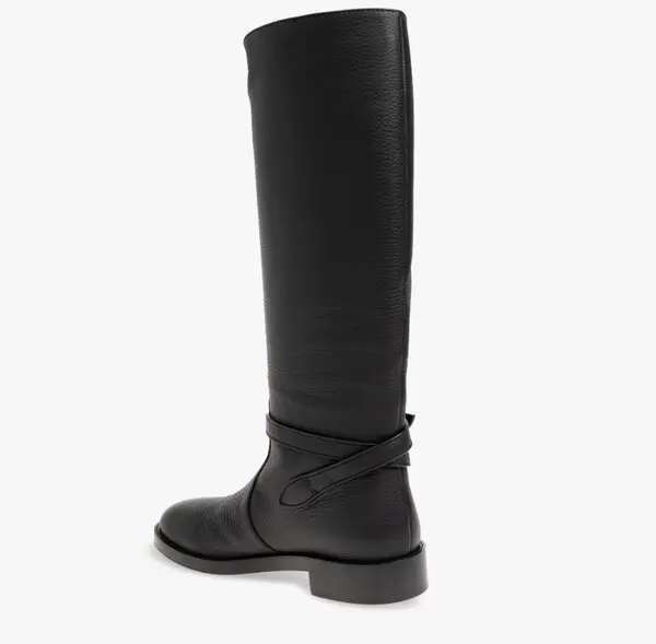 GIANVITO ROSSI Buckle-strap Knee-high Boots