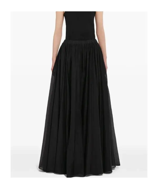 Co Gathered-waist Flared Skirt