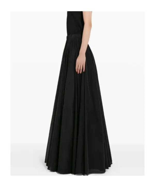 Co Gathered-waist Flared Skirt
