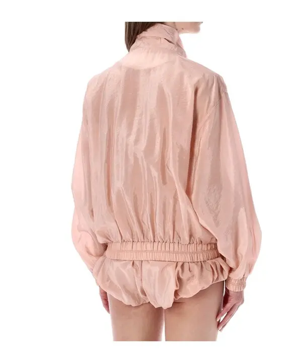 THE FRANKIE SHOP Stand-up Collar Zip-up Jacket