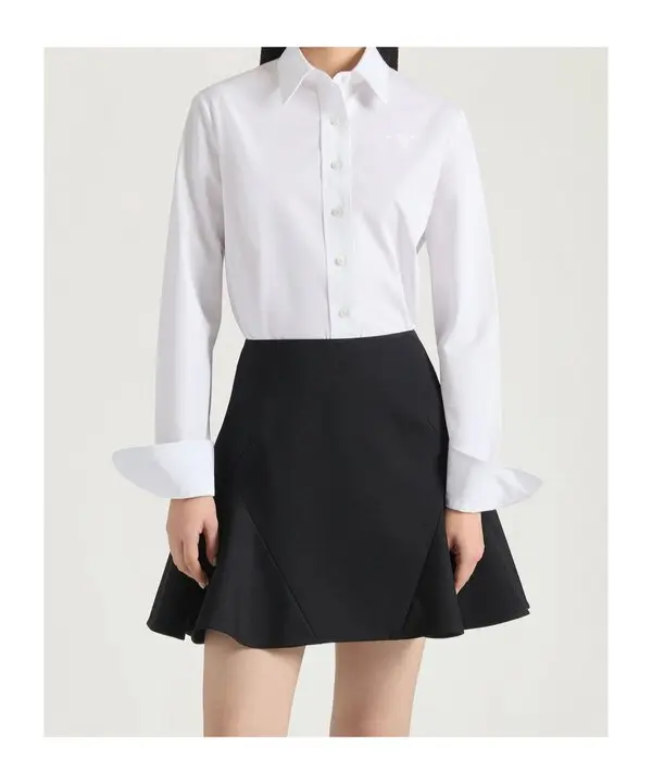 Givenchy Shirt In Poplin With Embroidery