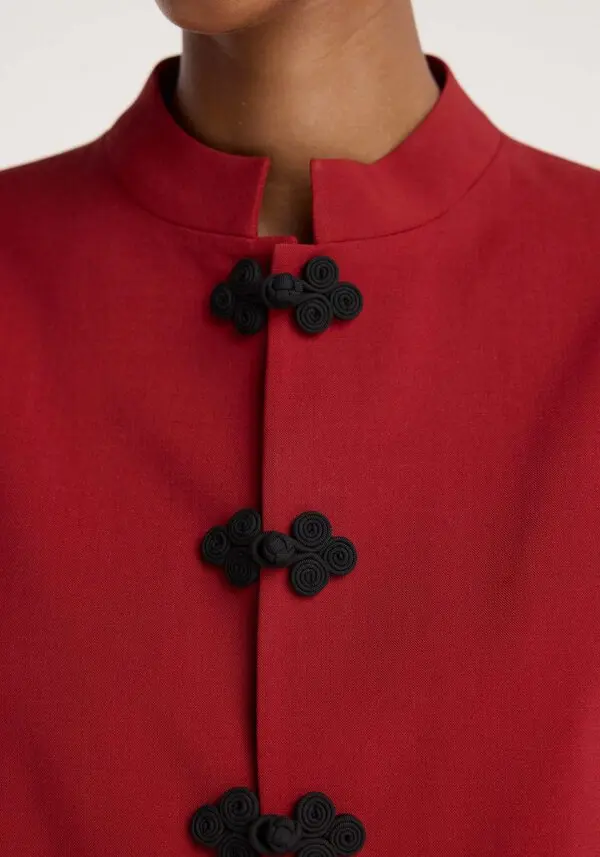 RÓHE Pankou Closure Jacket - Carmine
