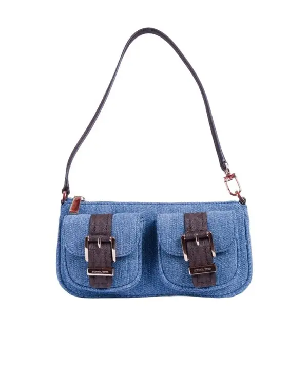 Michael Kors Logo-engraved Zip-up Shoulder Bag