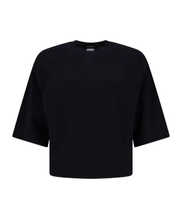 Fabiana Filippi Cropped Round Neck Sweater