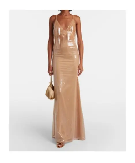 David Koma Degrade Sequined Gown