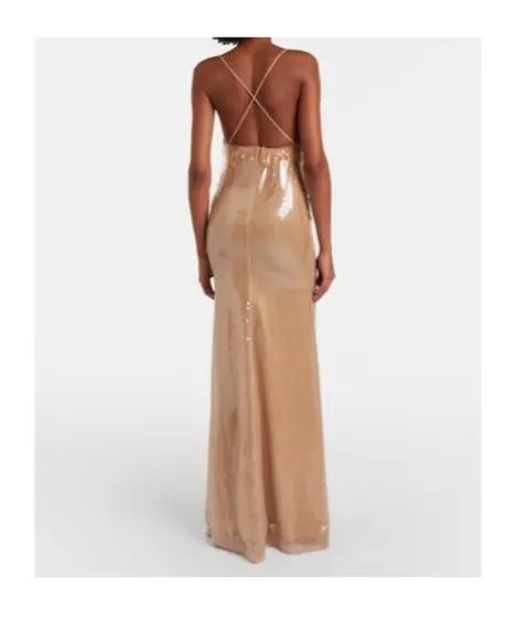 David Koma Degrade Sequined Gown