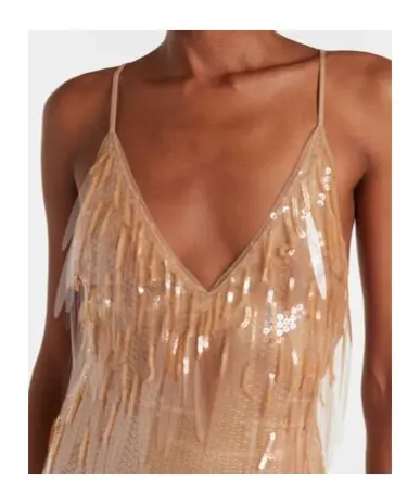 David Koma Degrade Sequined Gown