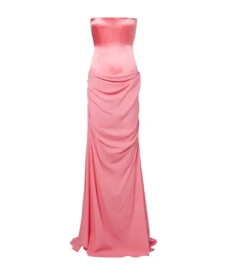 Alex Perry Draped Silk Gown