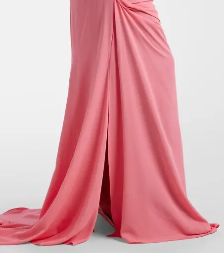 Alex Perry Draped Silk Gown