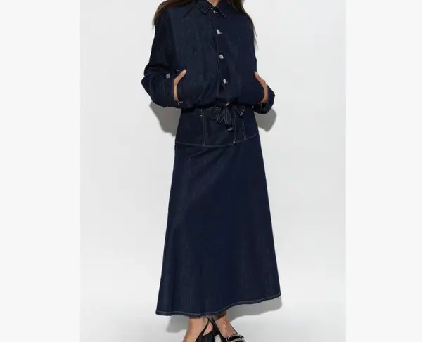 SAMSOE SAMSOE Tie-waist Skirt