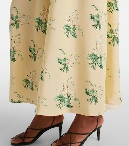RODARTE Floral Silk Crepe Gown