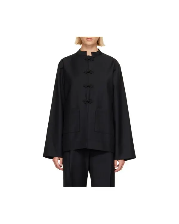 RÓHE Pankou Closure Boxy Jacket - Black