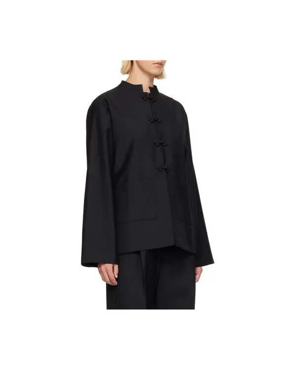 RÓHE Pankou Closure Boxy Jacket - Black