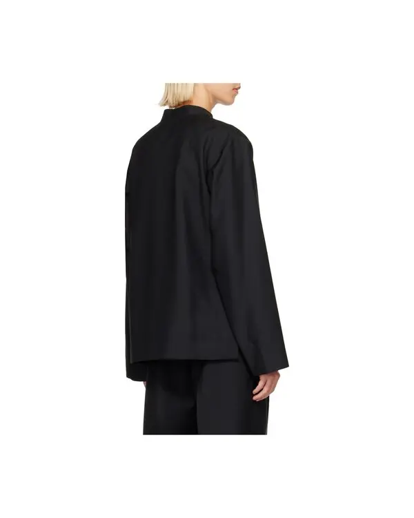 RÓHE Pankou Closure Boxy Jacket - Black