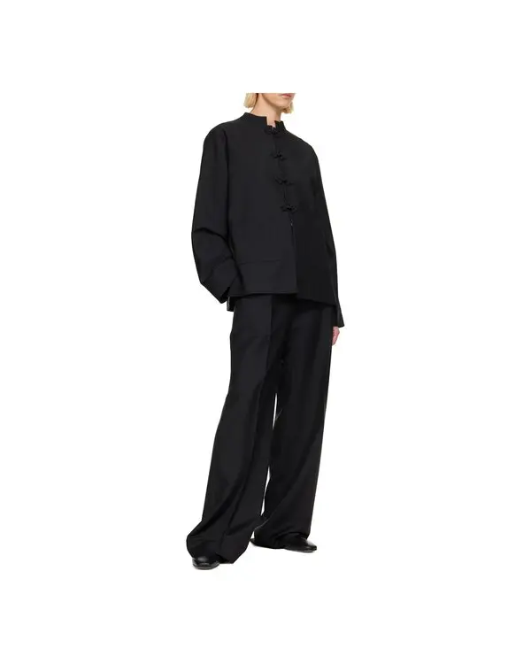 RÓHE Pankou Closure Boxy Jacket - Black
