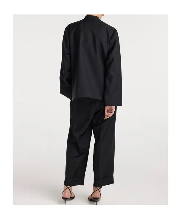 RÓHE Pankou Closure Boxy Jacket - Black
